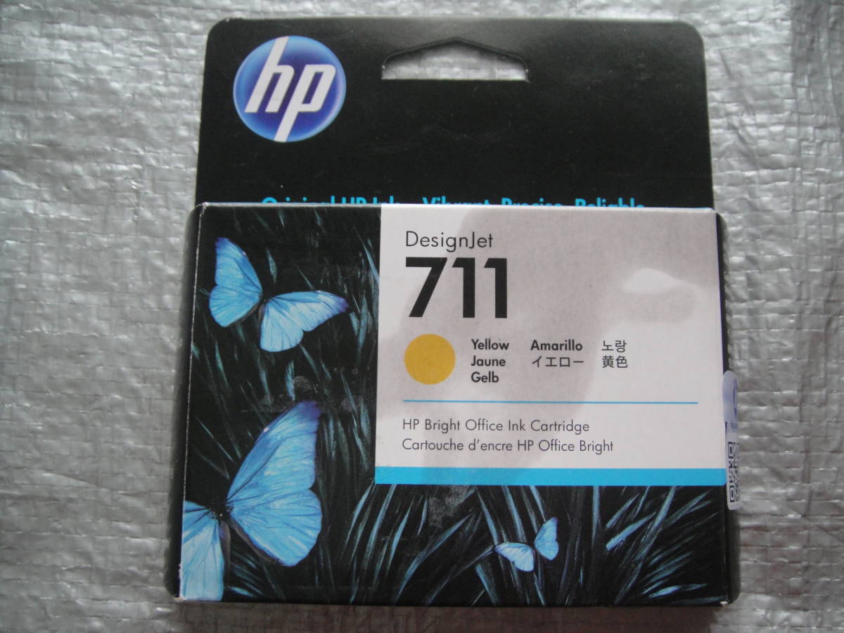 hp／ ＜CZ132A“純正”Yellow/イエロー DESIGNJET711 インクカートリッジ＞ 彡(HP)｜売買されたオークション情報 ...