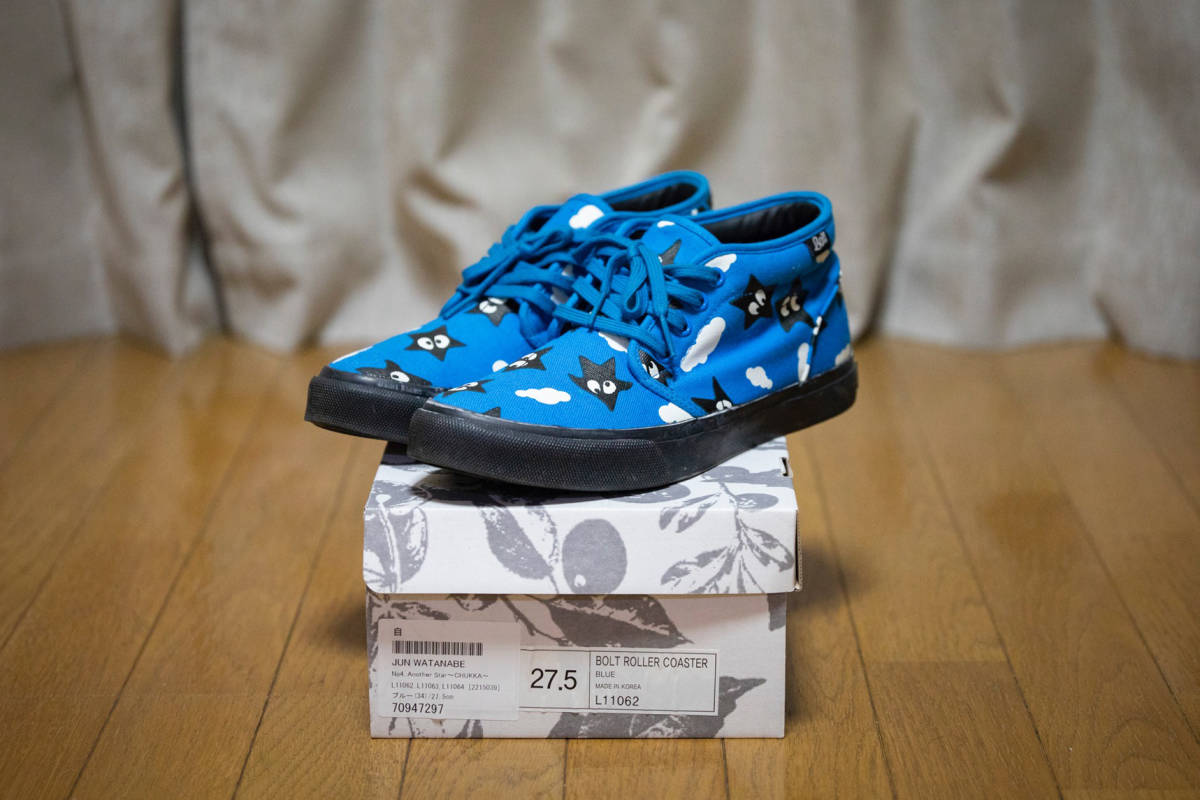 激レア JUN WATANABE ジュン ワタナベ US9.5 27.5cm BOLT ROLLER COASTER CHUKKA チャッカ ...