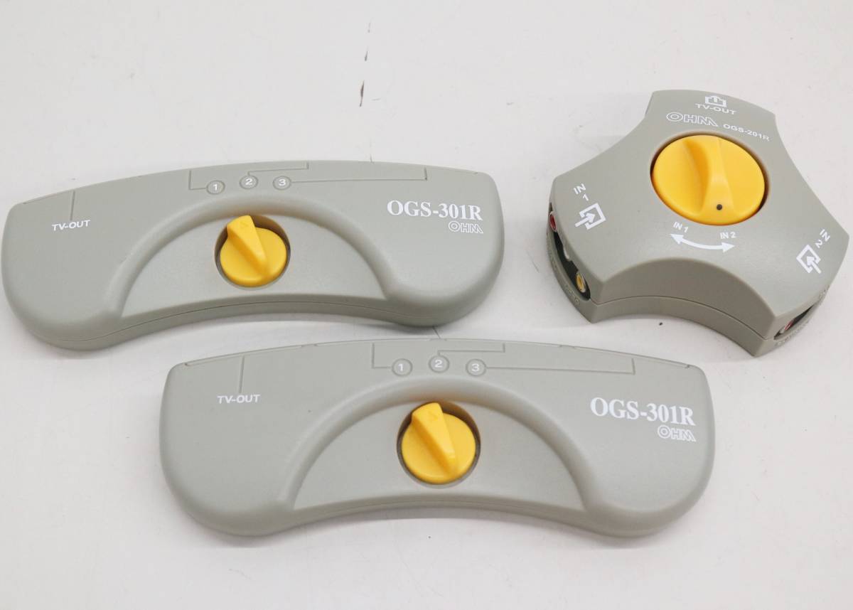 ｜OHM オーム電機｜3個まとめ AV ゲームセレクター/ビデオセレクター 2ポート/3ポート｜OGS-201R/OGS-301R G1287(その他)｜売買されたオークション情報、yahoo ...