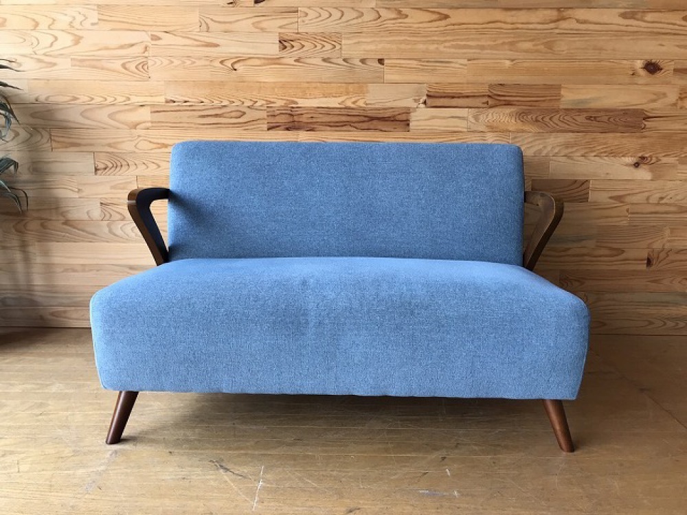 /NOCE/ノーチェ/2人掛けソファ/8581B/2P/アームチェア/コンパクト/ブルー(布製)｜売買されたオークション情報、yahooの商品情報をアーカイブ公開 - オークファン ...