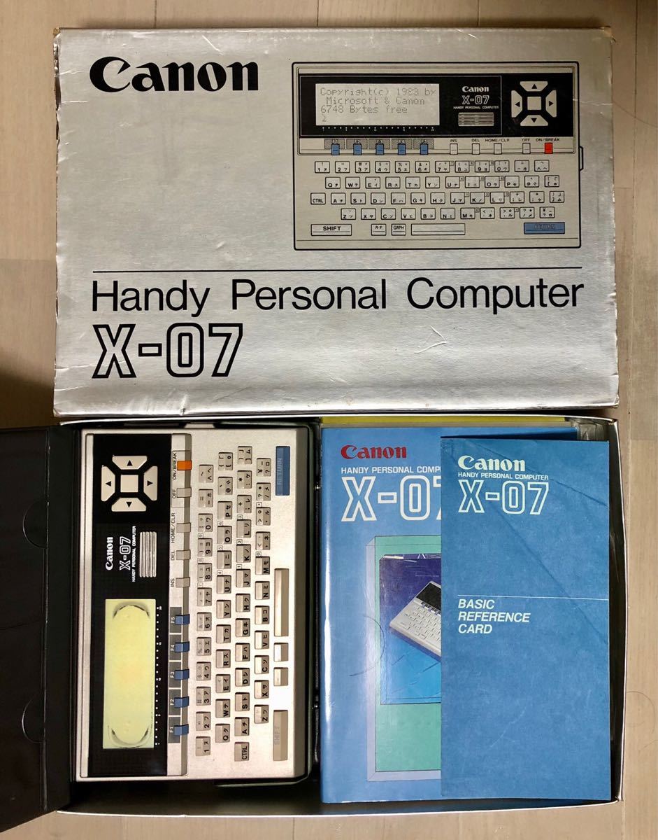 CANON X-07 箱付き キャノン Hadny Personal Computer 稼働品:ジャンク(パソコン)｜売買されたオークション ...