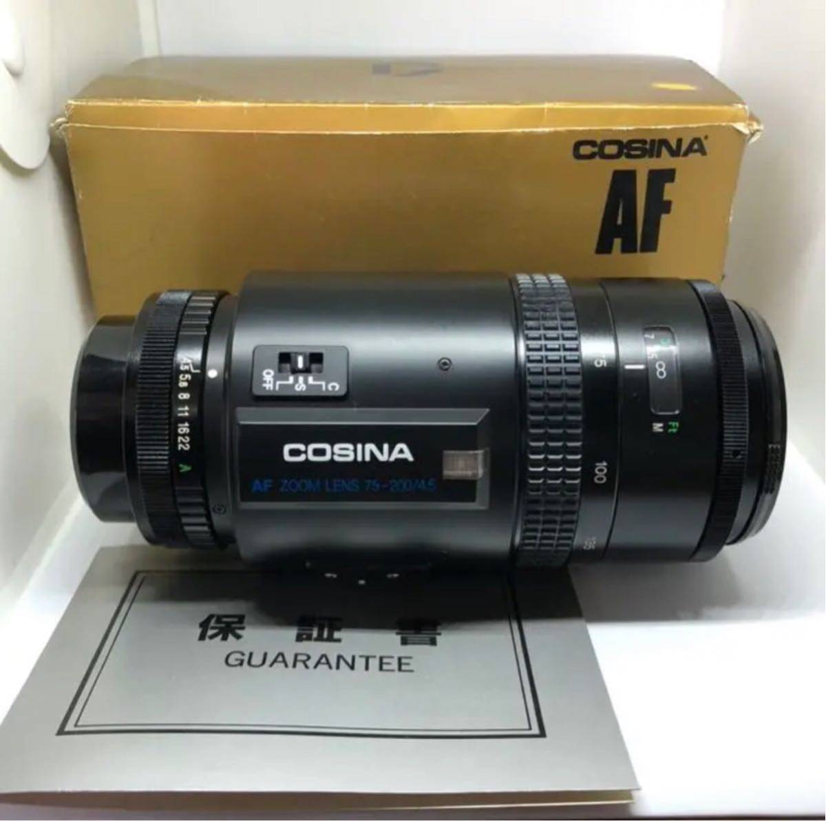 1円スタート COSINA AF ZOOM LENS 75-200/4.5 AFレンズ(その他)｜売買されたオークション情報、yahooの商品 ...