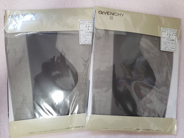 ナイロン100％ GIVENCHY ジバンシイ ブランドストッキング2足セット(Lサイズ)｜売買されたオークション情報、yahooの商品情報をアーカイブ公開 - オークファン（aucfan.com）