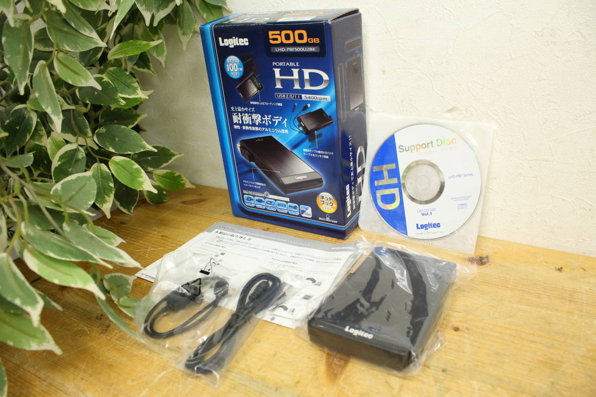 ④ Logitec ポータブルHDD LHD-PBF500U2BK USB 2.0 500GB(500GB～)｜売買されたオークション情報、yahooの商品情報をアーカイブ公開 ...