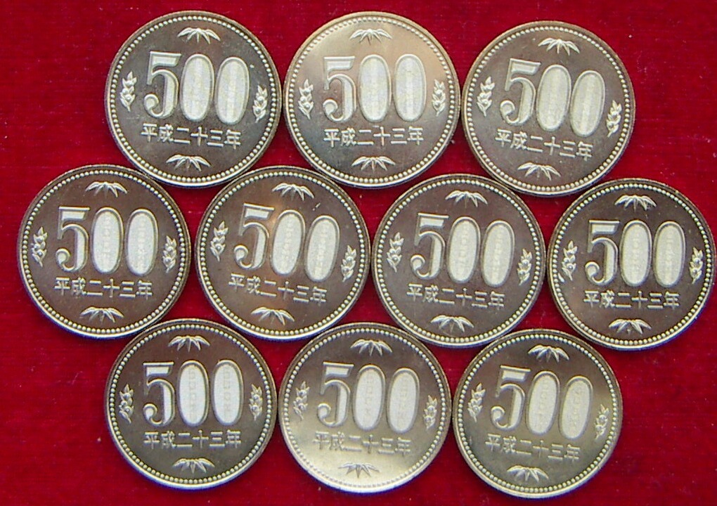 平成23年 500円貨 @700円(500円)｜売買されたオークション情報、yahooの商品情報をアーカイブ公開 - オークファン ...