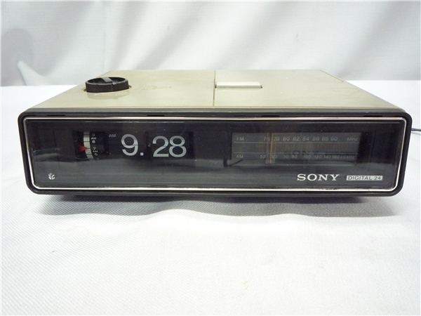 前Ab198 SONY ソニー ICF-C230 クロックラジオ ラジオ付パタパタ時計 昭和レトロ ビンテージ 1976年製(一般)｜売買され ...