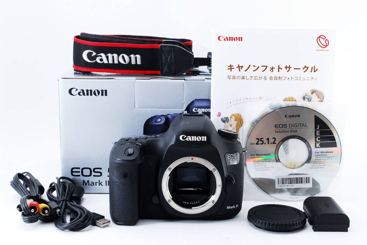 元箱付き 機種 Canon キヤノン EOS 5D markIII 3 デジタル一眼レフカメラ 動作好調 同梱可能 ＃2989(キヤノン ...