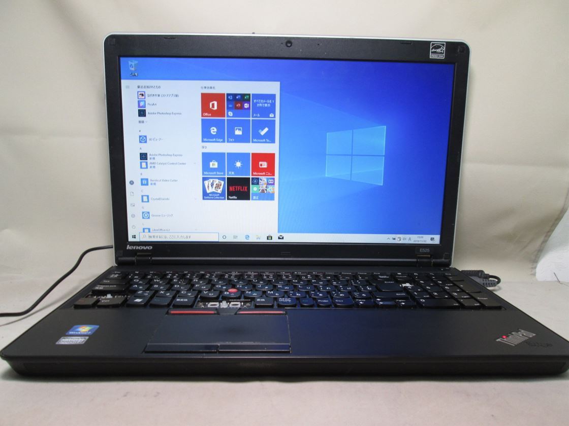 Lenovo ThinkPad E525 AMD 1200RZ1 AMD A6-3400M 1.4GHz 4GB メモリ 500GB HDD ...