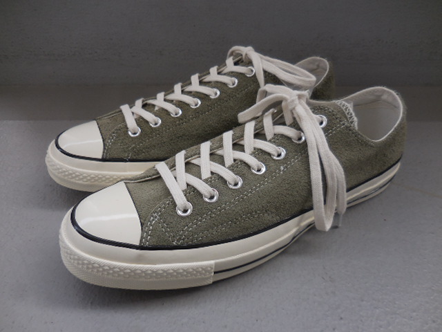 29.5cm コンバース CONVERSE CT 70 OX オリーブ オリーブグリーン 緑 検 スエード スウェード 三ツ星 1970 US10 LOW ローカット(29.5cm)｜売買され ...