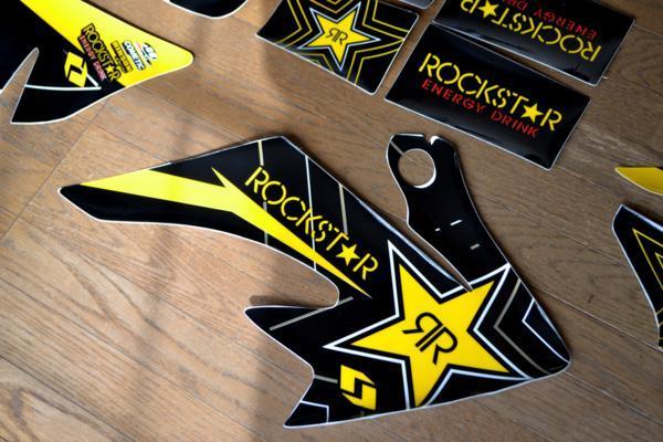 CRF50 グラフィック デカール ROCKSTAR BK フルキット(ステッカー、デカール)｜売買されたオークション情報、yahooの商品 ...