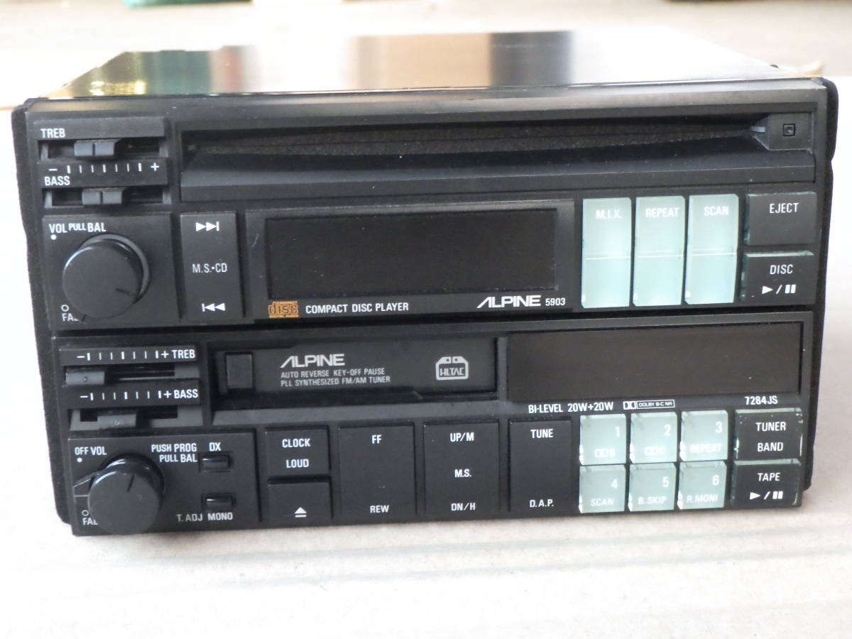 ジャンク ALPINE 7284JS カセットプレーヤー 5903 CDプレーヤー MADE IN JAPAN アルパイン(アルパイン)｜売買されたオークション情報、yahooの商品情報を ...