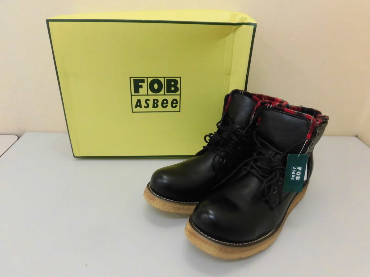 UP387 メンズ /ショートブーツ/ FOB ASBEE/ 2600/ブラック/25.5㎝(25.5cm)｜売買されたオークション情報、yahooの商品情報をアーカイブ公開 - オークファン ...