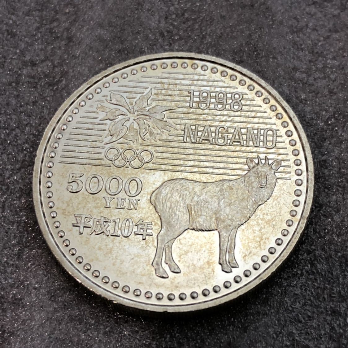 コレクター必見 平成10年 1998年 長野オリンピック 5000円銀貨 記念硬貨 第3次 パラリンピックスキー コレクション 15.0g ...