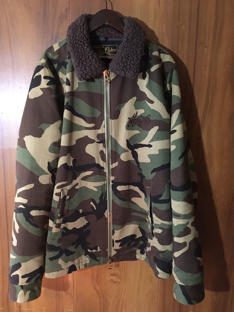 CALEE×HICHOPPER13 刺繍 バイカーズボアジャケット 迷彩柄 XL 定価 41 040円(ジャンパー、ブルゾン)｜売買されたオークション情報、yahooの商品情報をアーカイブ公開 ...