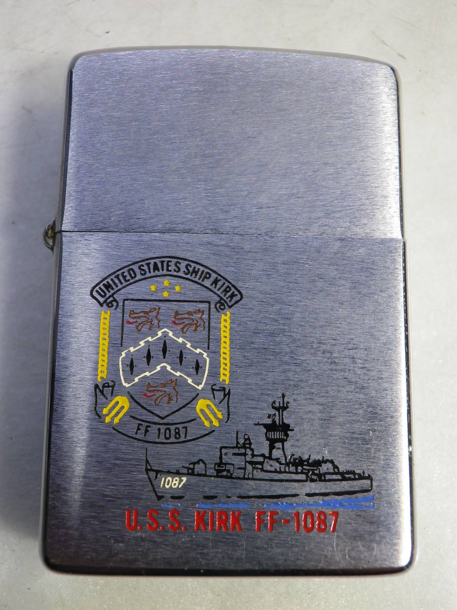 Zippo U.S.S KIRK FF-1087 フリーゲート艦アラン グッドリッチ：古いジッポーライター(ミリタリー)｜売買された ...