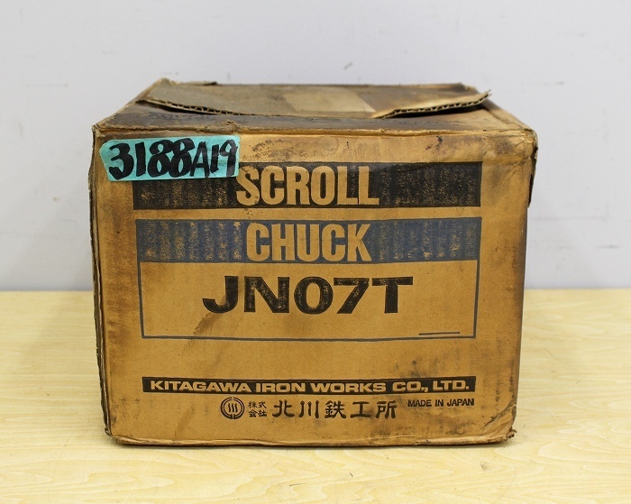 3188A19 KITAGAWA 北川鉄工所 スクロールチャック JN07T(旋盤用チャック、生爪)｜売買されたオークション情報、yahooの商品情報をアーカイブ公開 - オークファン ...