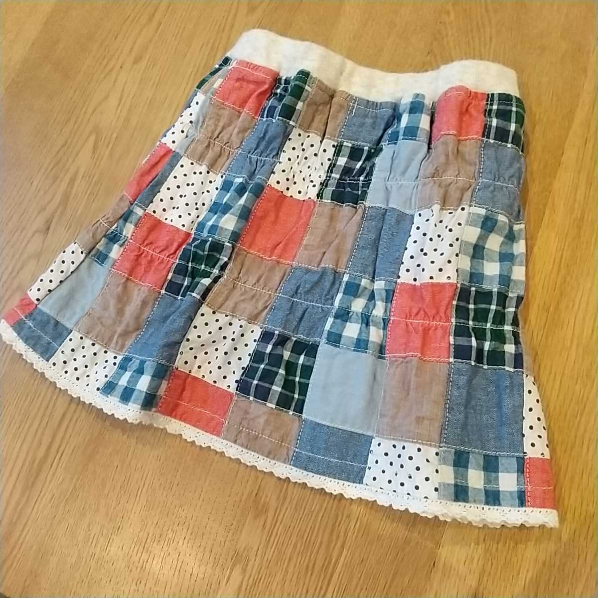 極 ミキハウス ダブルビー パッチワークスカート 80cm(スカート)｜売買されたオークション情報、yahooの商品情報をアーカイブ公開 - オークファン（aucfan.com）