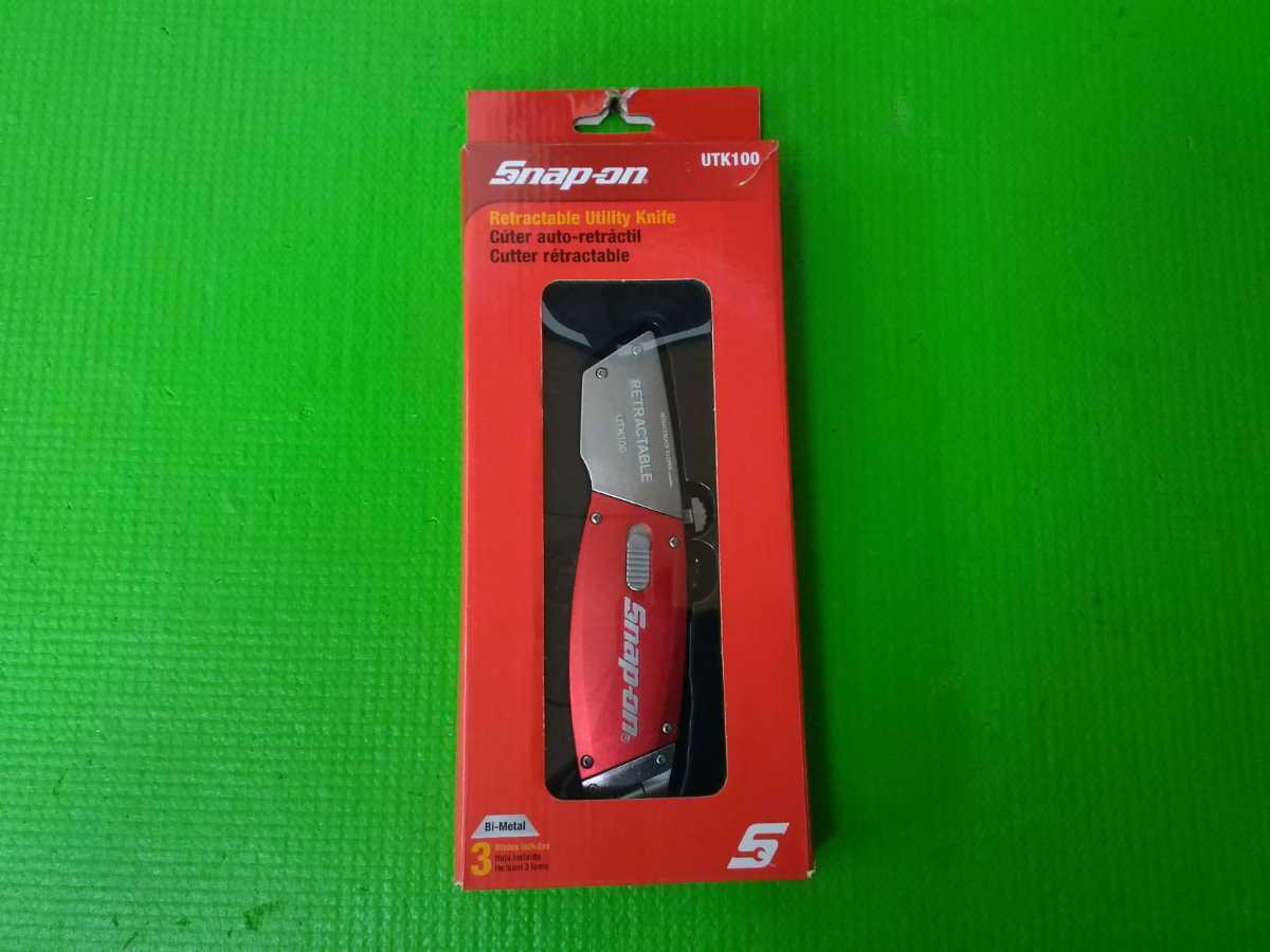 スナップオン SNAP-ON リトラクタブルカッター UTK100(カッターナイフ)｜売買されたオークション情報、yahooの商品情報を ...