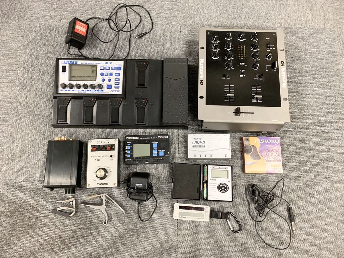 BOSS ME-33 マルチエフェクター DB-60 Numark M2 ミキサー MUSE M20 Ex2 UZ-K1 楽器 機材 音響(マルチエフェクター)｜売買されたオークション情報 ...