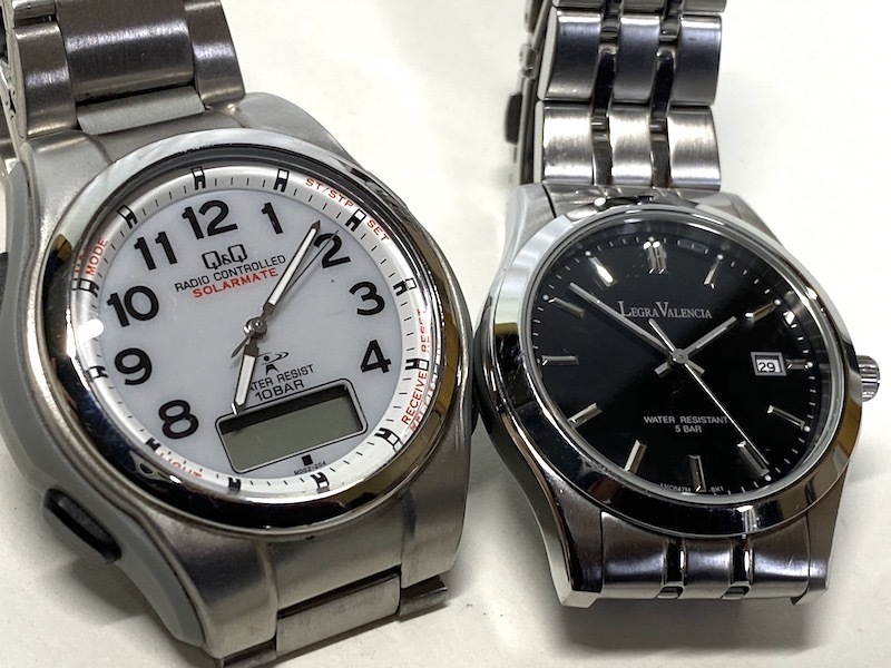 ①1円 メンズ腕時計 8点まとめ売り GUESSクロノグラフ /FOSSIL blue AM-3112/GUESS 200M/INED5510 ...