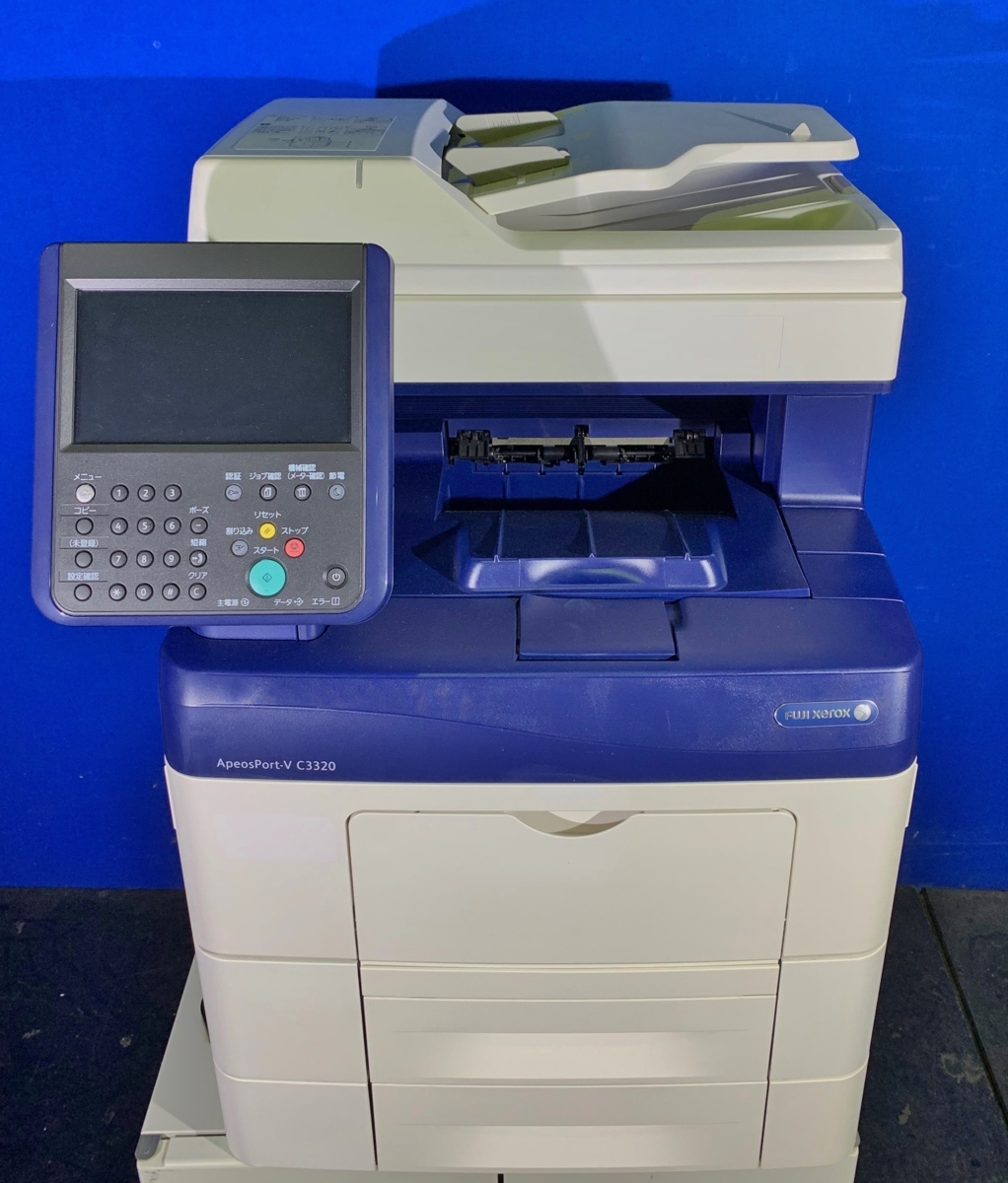 ＜SALE中＞ XEROX A4カラー複合機 ApeosPort-Ⅴ C3320 カウンター モノクロ 7 152枚 カラー 1 824枚(富士ゼロックス)｜売買されたオークション情報 ...