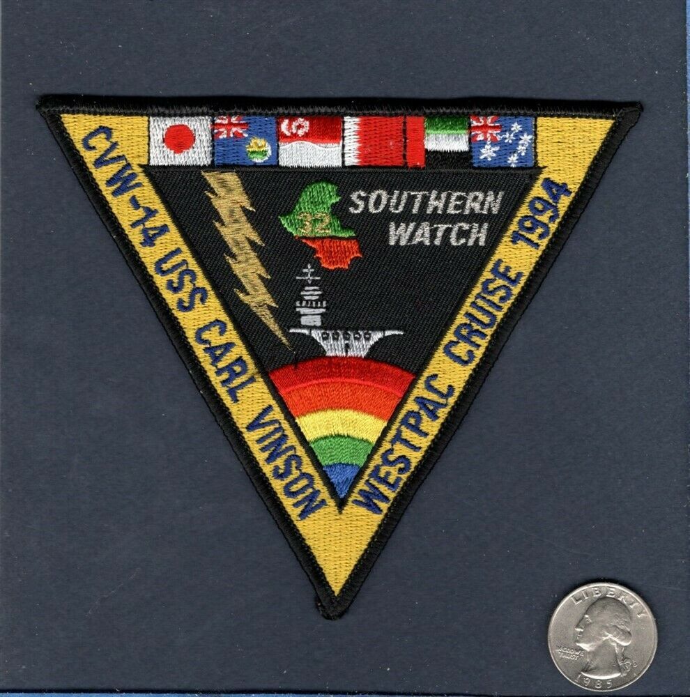 CVN-70 USS CARL VINSON CVW-14 OSW 1994 US Navy Ship Squadron Cruise ...