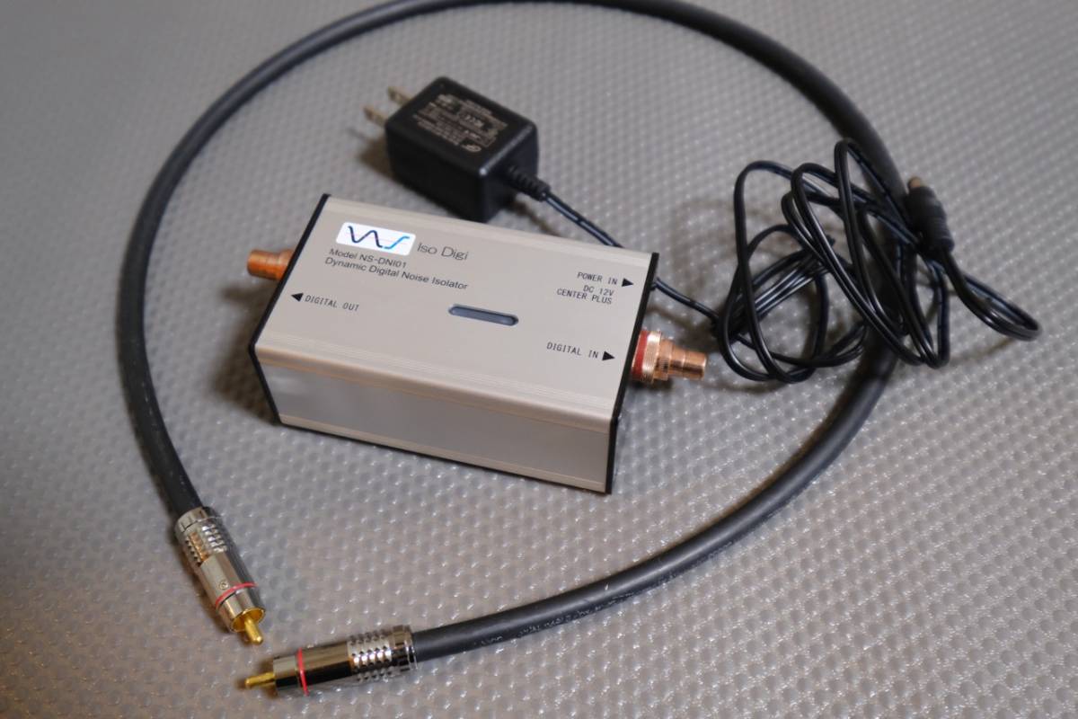 中村製作所 NS-DNI01 S/PDIF超高速ジッター低減機 アースループ遮断機(デジタルケーブル)｜売買されたオークション情報、yahooの商品情報をアーカイブ公開 - オークファン ...