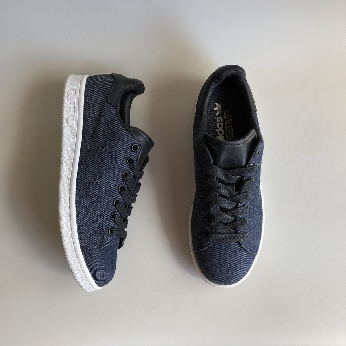 25㎝ adidas STANSMISTH DENIM アディダス スタンスミス デニム C795(25.0cm)｜売買されたオークション情報 ...