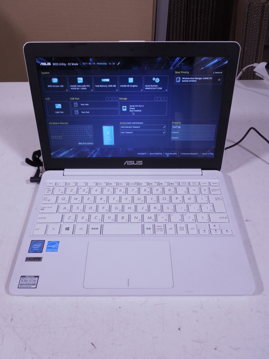 ASUS VivoBook E203NA E203NA-464W Win10 パールホワイト ジャンク(ASUS)｜売買されたオークション情報 ...