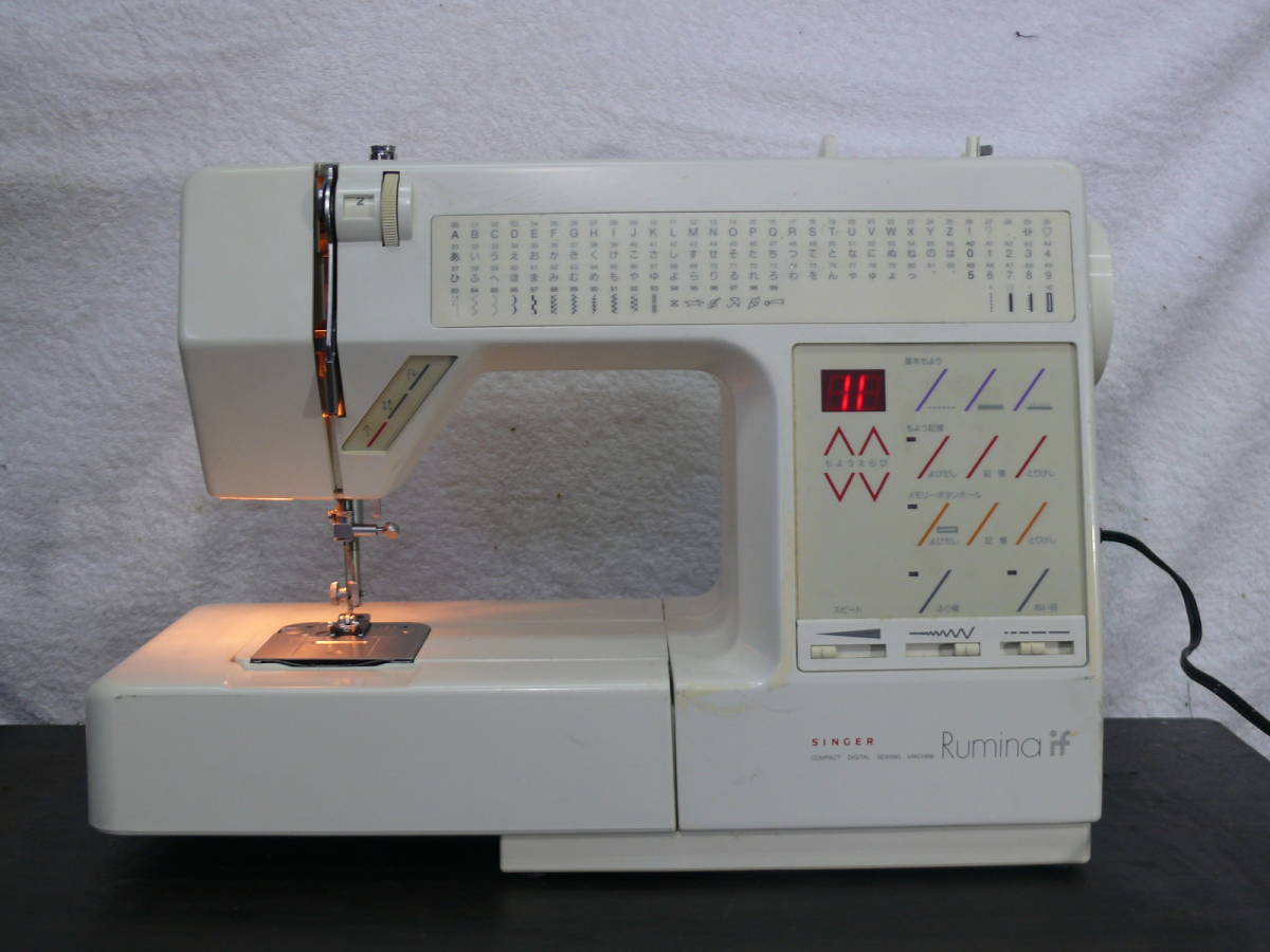 SINGER シンガー ミシン Rumina if MODEL 2220(本体)｜売買されたオークション情報、yahooの商品情報をアーカイブ ...