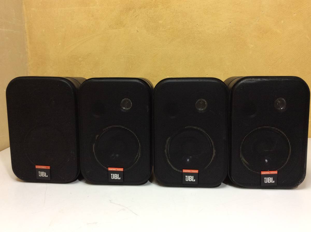 JBL CONTROL 1X 4本セット 音出し確認 エッジ破れ ジャンク JBL CONTROL 1X ×3本 CONTROL 1×1本 ...