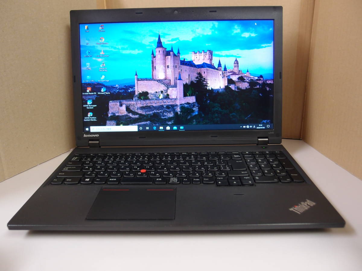Lenovo Thinkpad L540 Win10 Pro 64bit/core i5-4300M/メモリ 8Gb/SSD 128gb ...