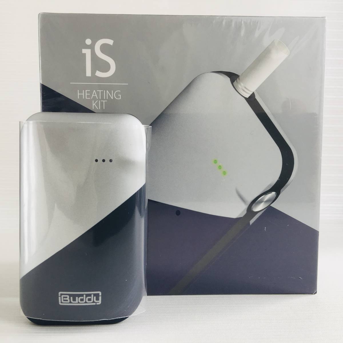 iBuddy iS シルバー/ネイビー iQOS互換機 + 予備キャップ付き(その他)｜売買されたオークション情報、yahooの商品情報を ...