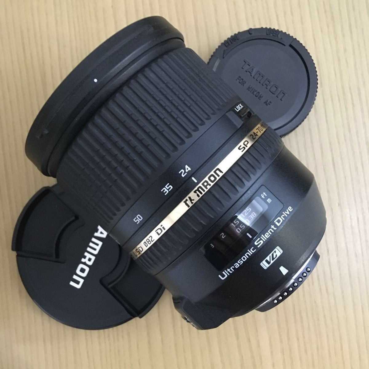 Tamron SP 24-70mm F2.8 Di VC USD A007 NIKON用 動作も写りもOK が 現状渡し 前後キャップ付き ...