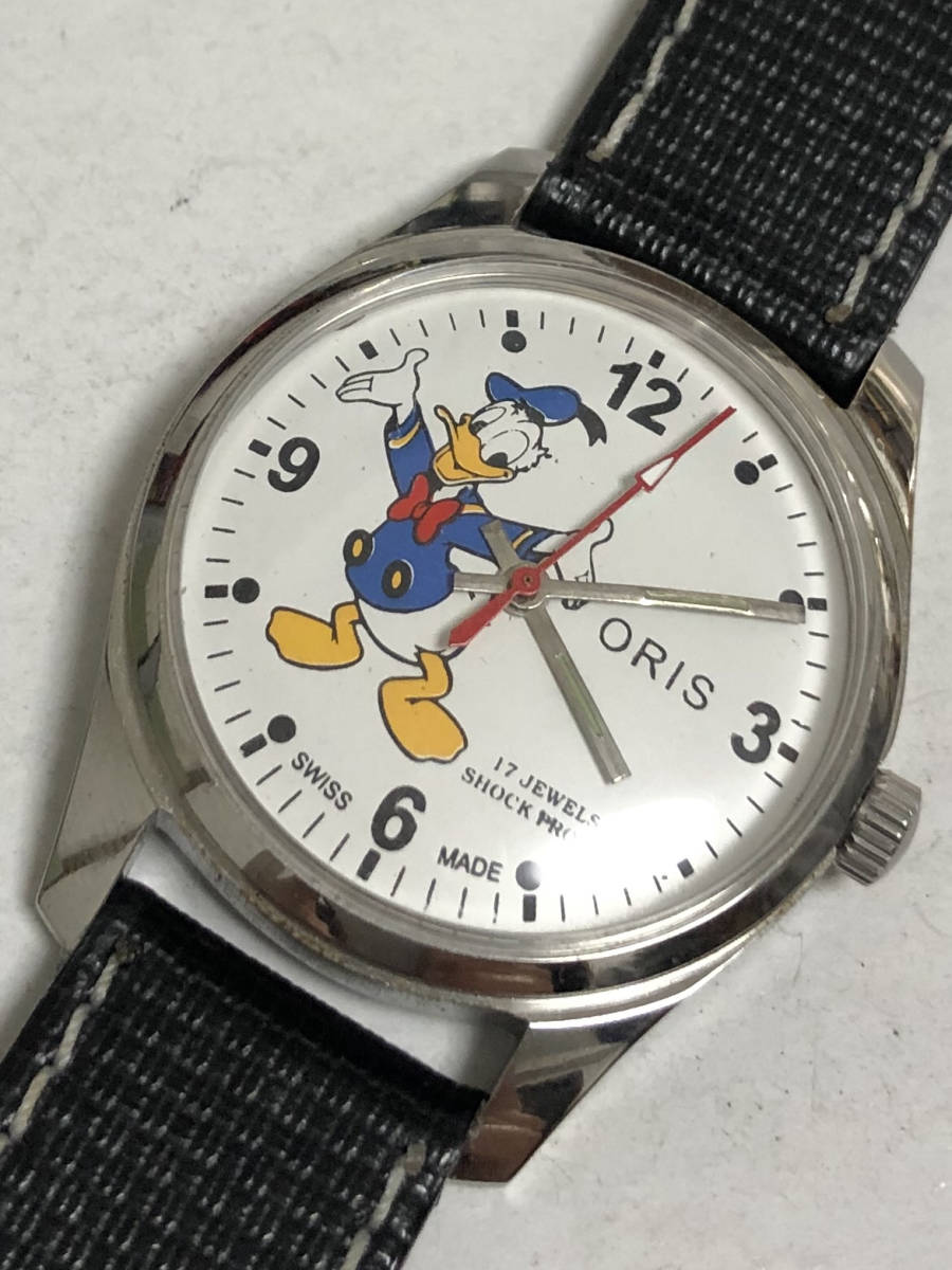 ORIS オリス ドナルド ダック 17石 手巻き 稼働品 C1005(ドナルド・ダック)｜売買されたオークション情報、yahooの商品情報をアーカイブ公開 - オークファン（aucfan.com）