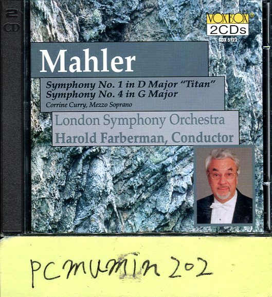 マーラー：交響曲第1番 巨人 ＆第4番/ Harold Farberman 2CD(交響曲)｜売買されたオークション情報、yahooの商品情報 ...