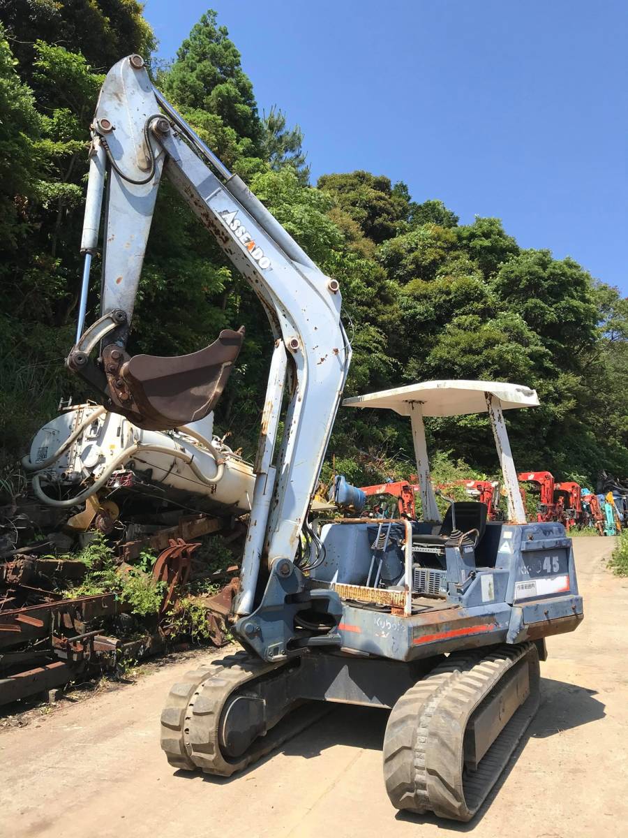 クボタ KUBOTA KX-045 油圧ショベル excavator 中古 福岡発 トラック、ダンプ、建設機械