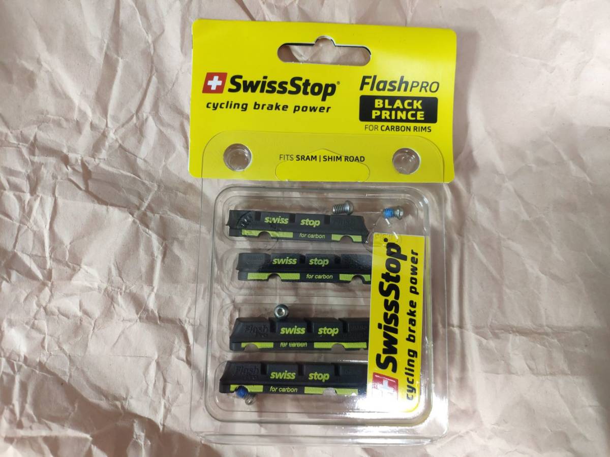 新品 SWISSSTOP FLASH PRO BLACK PRINCE 自転車、サイクリング