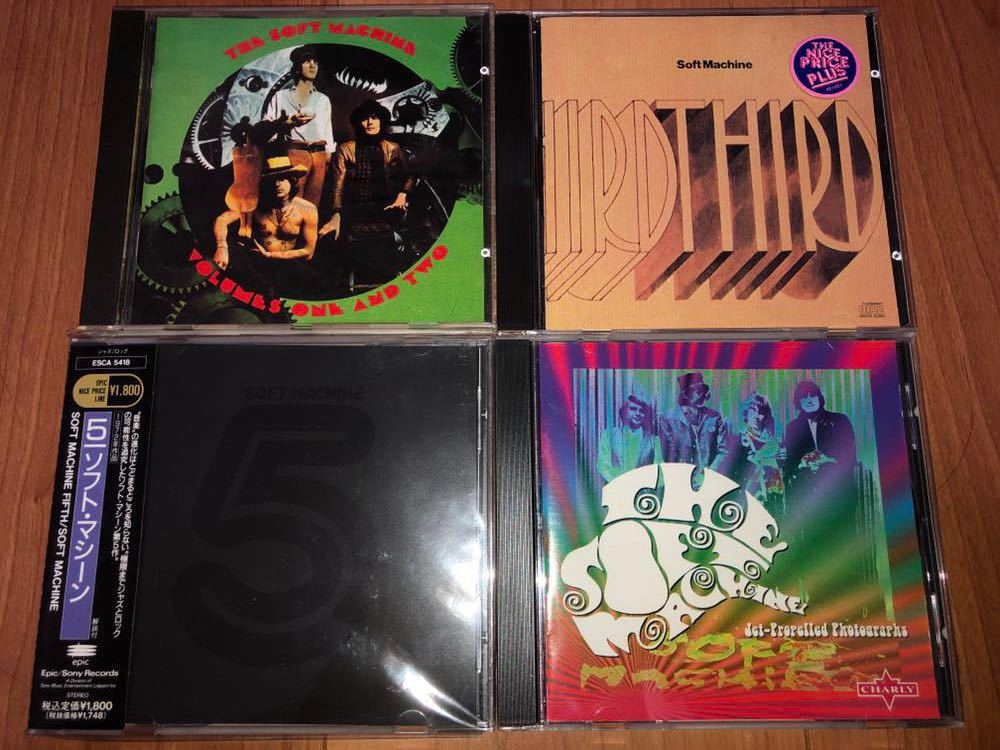 CD Soft Machine アルバム4枚セット / ソフト マシーン / Volumes One & Two / 3 Third / 5 Fifth / Jet-Propelled ...