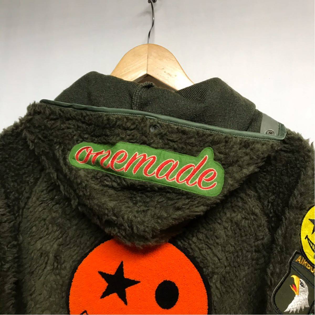 ONEMADE ワンメイド ボアコート モッズコート ミリタリーコート ワッペン ライナーコート オリーブ カーキ 46 2009oki(XLサイズ以上)｜売買されたオークション情報 ...