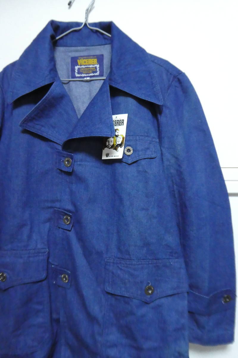 70s 80s デッドストック VICERER バイスラー 国産ビンテージ L デニムジャケット 昭和レトロ タグ付き 当時物(その他)｜売買されたオークション情報、yahooの商品情報を ...