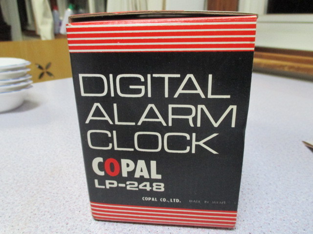 788 COPAL ブラックライト付きパタパタ時計 LP-248 Black light flip clock デッドストック 昭和レトロビンテージisy098(目覚し時計)｜売買された ...