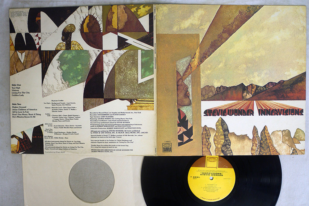 STEVIE WONDER/INNERVISIONS/TAMLA T 326 L(R&B、ソウル)｜売買されたオークション情報、yahooの ...