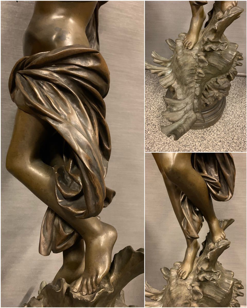 La Fee des Mers Luca Madrassi 作 アールヌーヴォー 裸婦像 ブロンズ 彫刻 女神像(西洋彫刻)｜売買された ...
