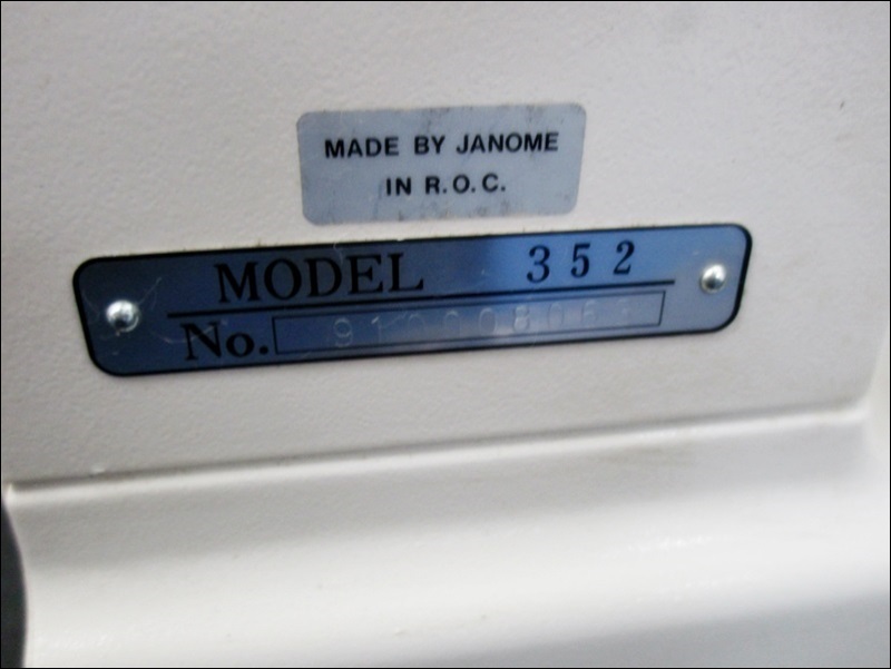 20 104-310365-17 Y ジャノメ JANOME MODEL 352 ミシン ハンドクラフト 手芸 長104(ジャノメ)｜売買され ...