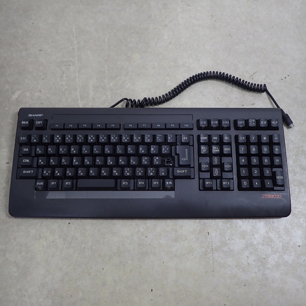 SHARP X68030 キーボード DSETK0023CE04 シャープ 破損有り 動作未確認 パーツ取りにどうぞ 1円 20(X68000 ...