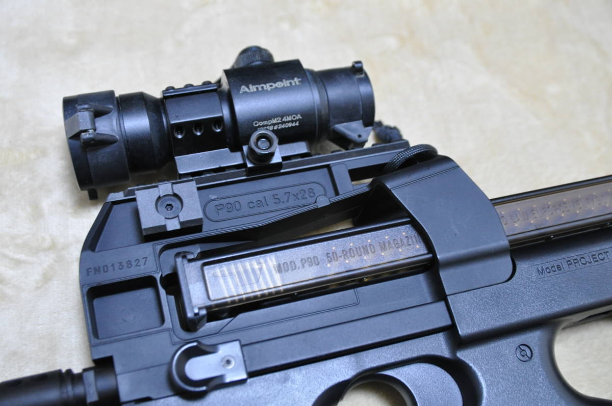 東京マルイ 電動 P90 P90TR カスタム USSS仕様 U.S.SECRETSERVICE POLICE LE シークレットサービス 法 ...