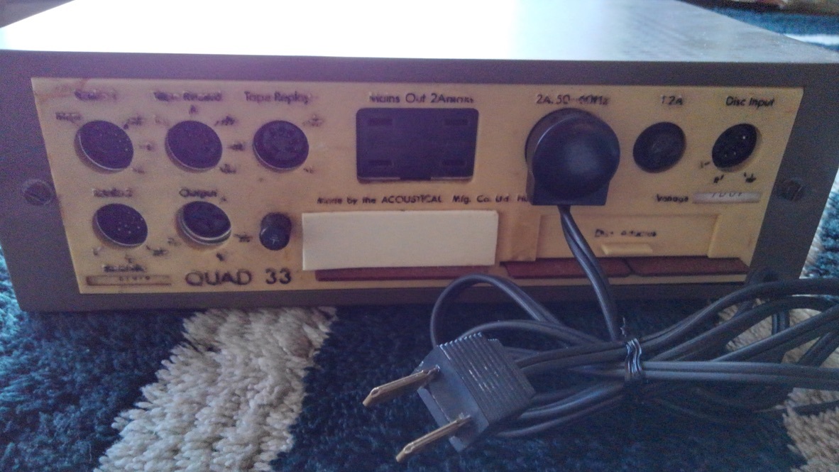 QUAD 33 PRE AMPRIFIER クォード 33 プリアンプ ジャンク(その他)｜売買されたオークション情報、yahooの商品情報をアーカイブ公開 - オークファン（aucfan.com）