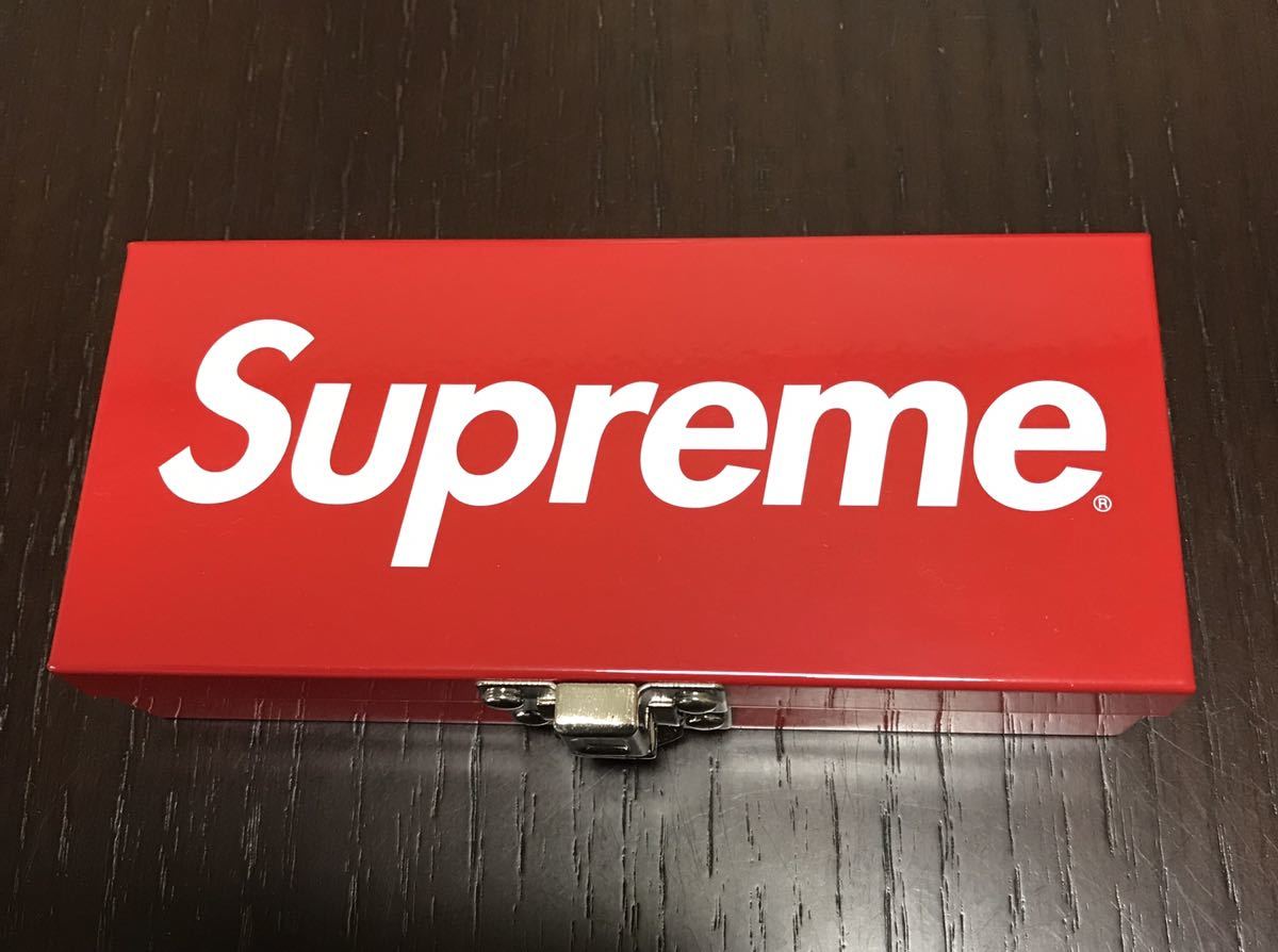 Supreme Small Metal Storage Box box Logo シュプリームボックスロゴ(シュプリーム)｜売買された ...