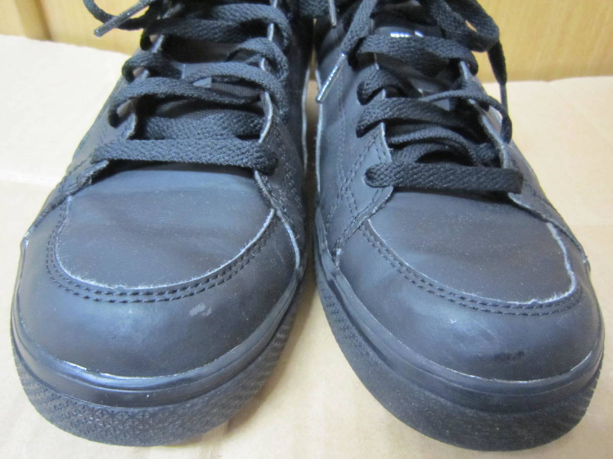 プーマ コートポイント バルク V2 BG 362947 01 黒黒 合革レザー 25cm US7C PUMA COURT POINT ...